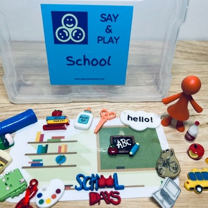 THEME MINI OBJECTS Kit Pick Your Theme Speech Therapy Say and Play ...