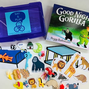 Story Kit Good Night Gorilla-speech Therapy Mini Objects-story ...