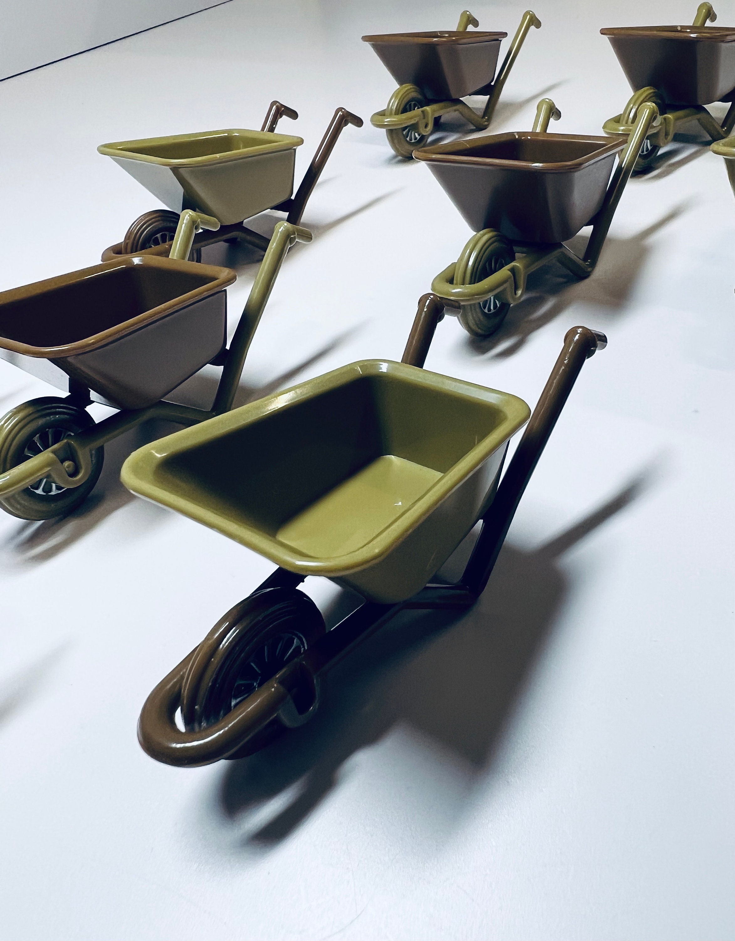 Mini Wheelbarrow for Trinkets-speech Therapy Mini Objects- Dollhouse ...
