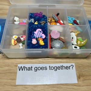 Mini Objects for Speech Therapy Things That Go Together Kit Semantic ...