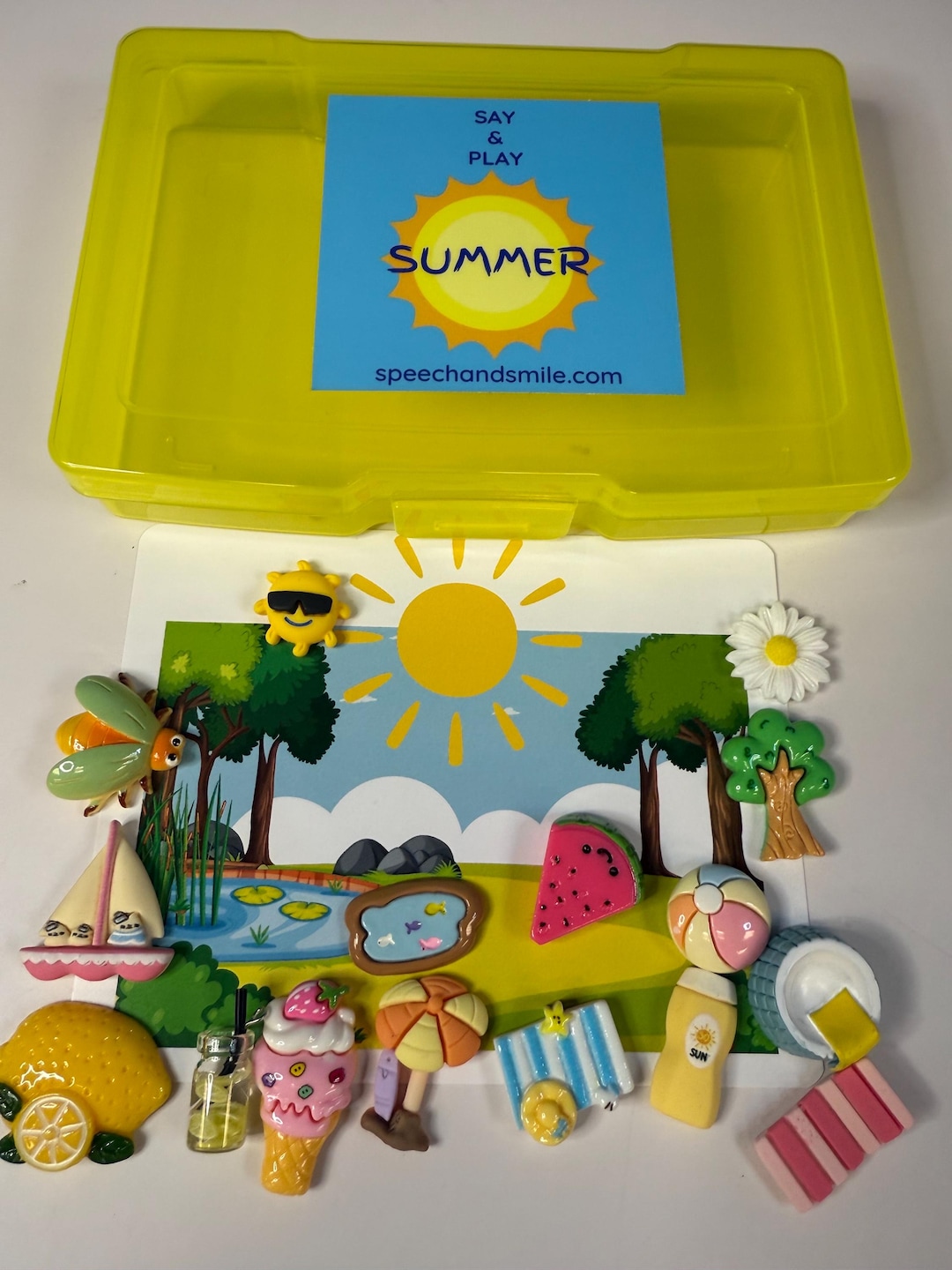 Say & Play Mini Objects™ Summer Theme Kit With Trinkets and Minis for ...