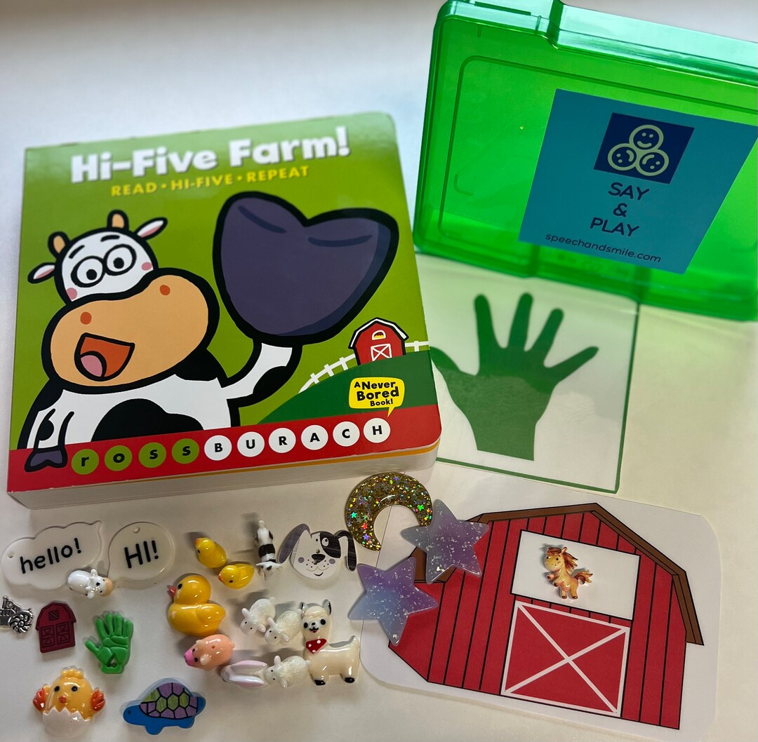Hi Five FARM Story Objects-speech Therapy Mini Objects for - Etsy