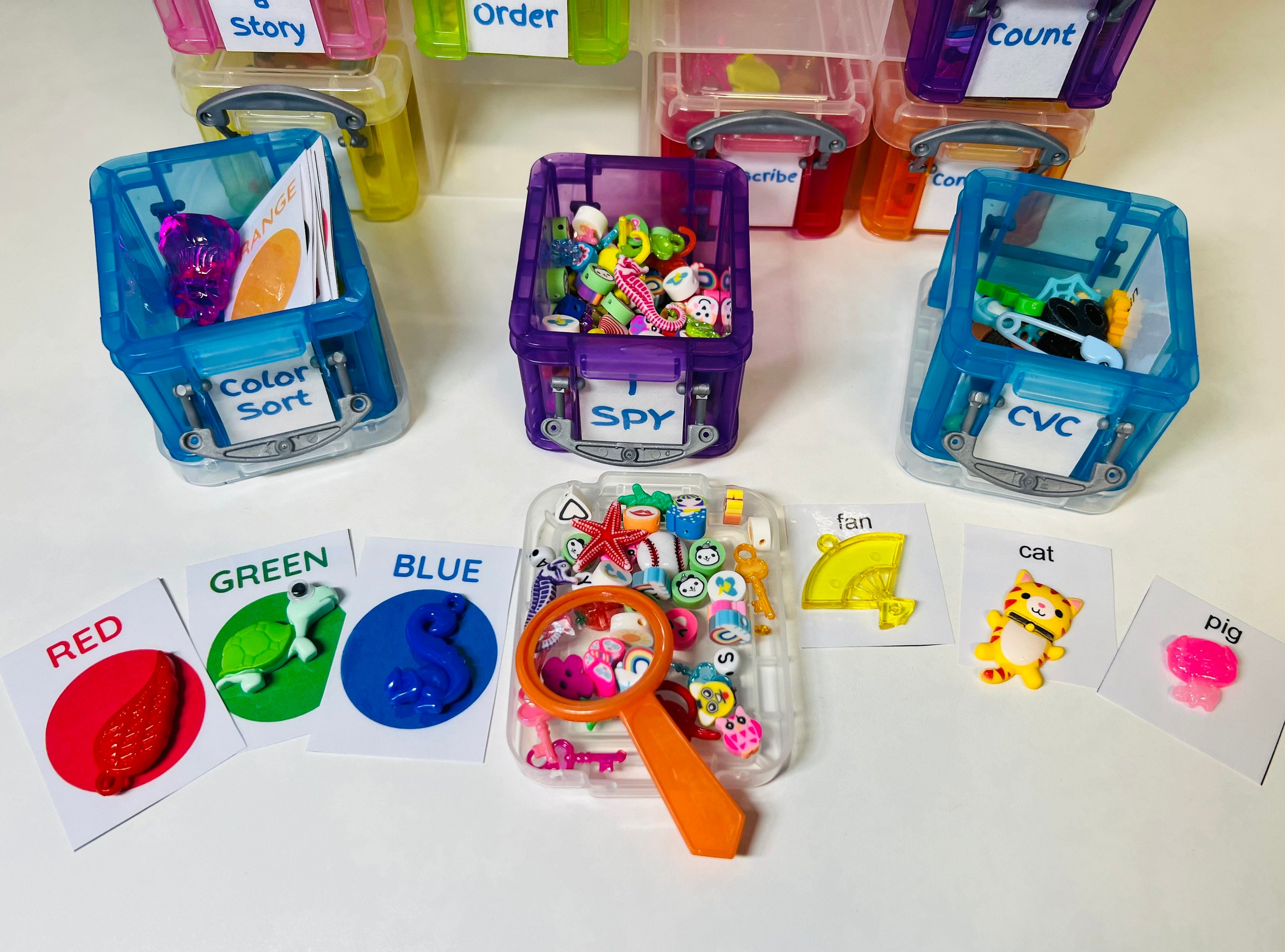 Speech Therapy Mini Objects Activities Mini Objects Set Trinkets in ...