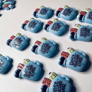 Miniature TEACHER Trinket School Theme Trinkets Mini Objects for Speech ...