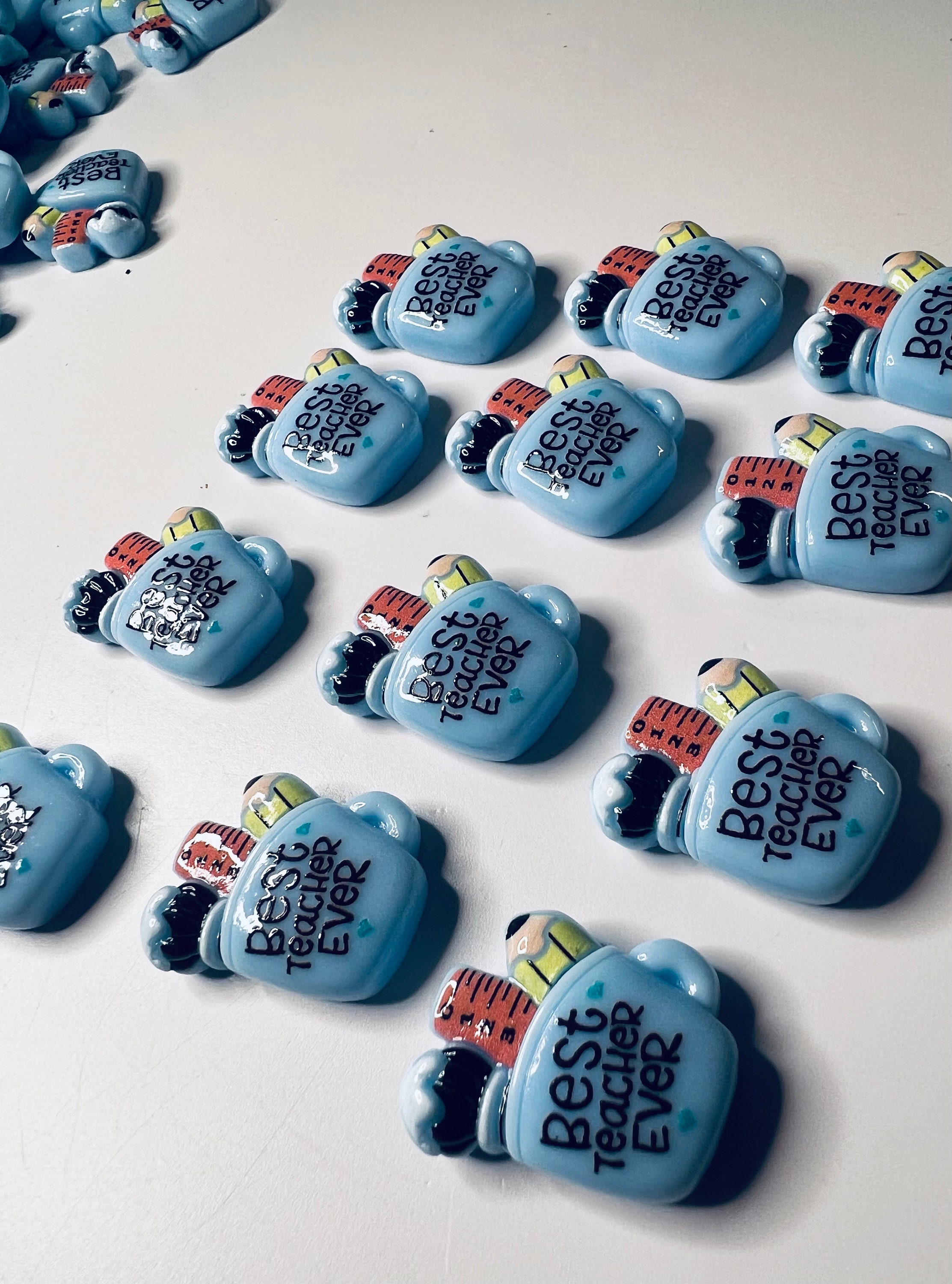 Miniature TEACHER Trinket School Theme Trinkets Mini Objects for Speech ...
