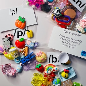 Speech Therapy Mini Objects Set ALL Sounds Included Articulation ...