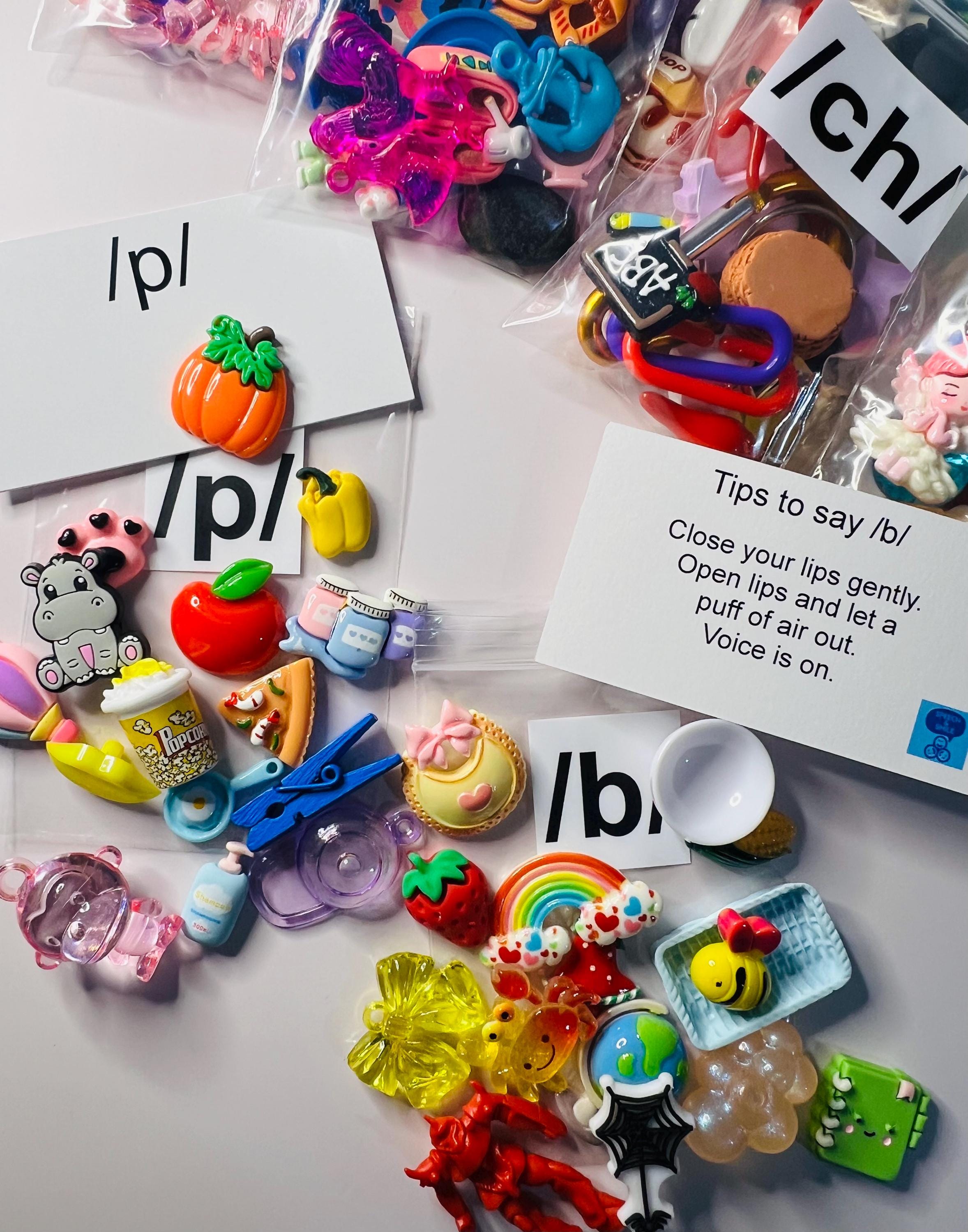 Speech Therapy Mini Objects Set ALL Sounds Included Articulation ...