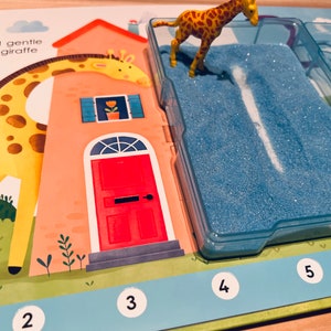 Number Finger Trail Book Kit-story Props-speech Therapy Mini Objects ...