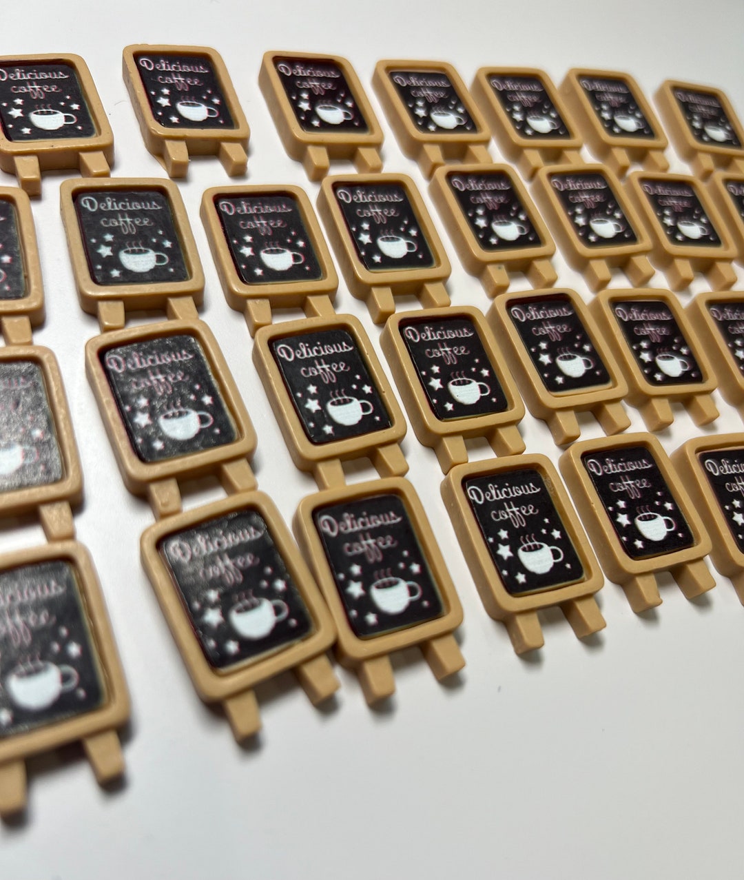 Miniature Coffee Sign-dollhouse Miniature Sign Coffe Shop-trinkets Mini ...