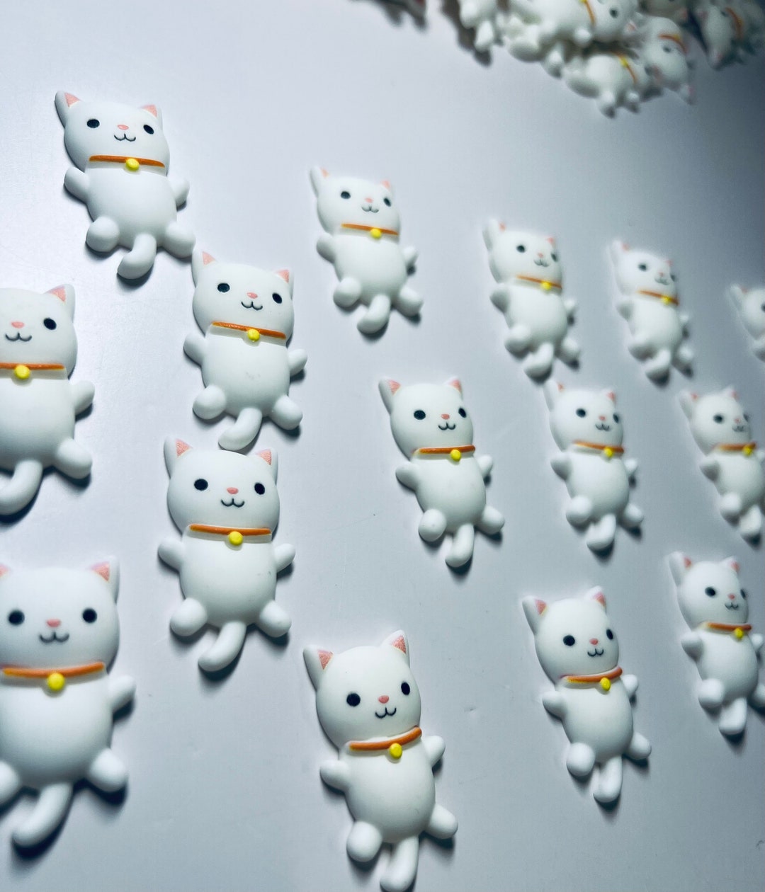 Cat Trinkets-white Cat Object-mini Cat Object-dollhouse Miniature Pets ...