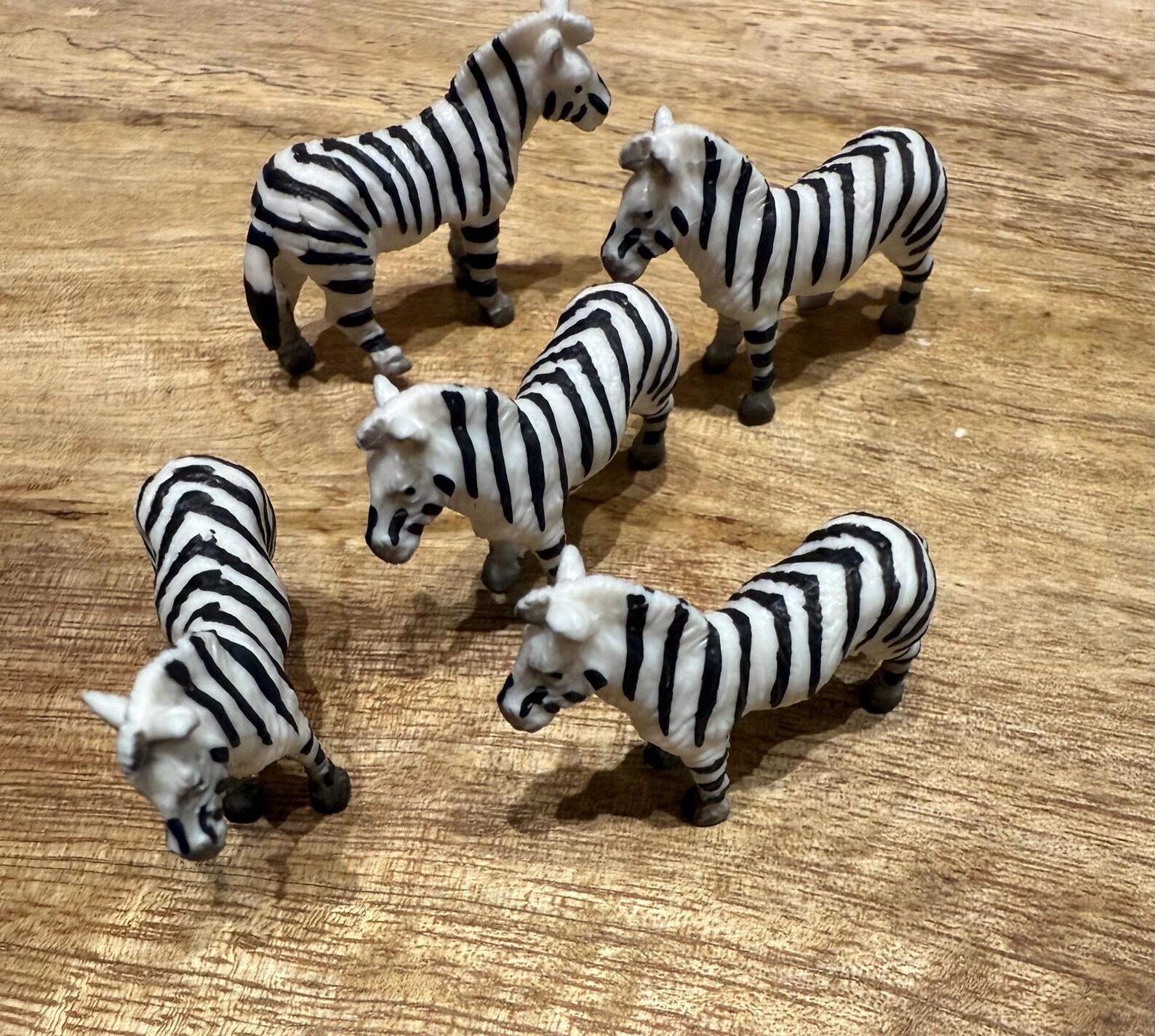 Miniature Zebra Figurine – Tiny Animal for Dollhouse, Fairy Garden ...