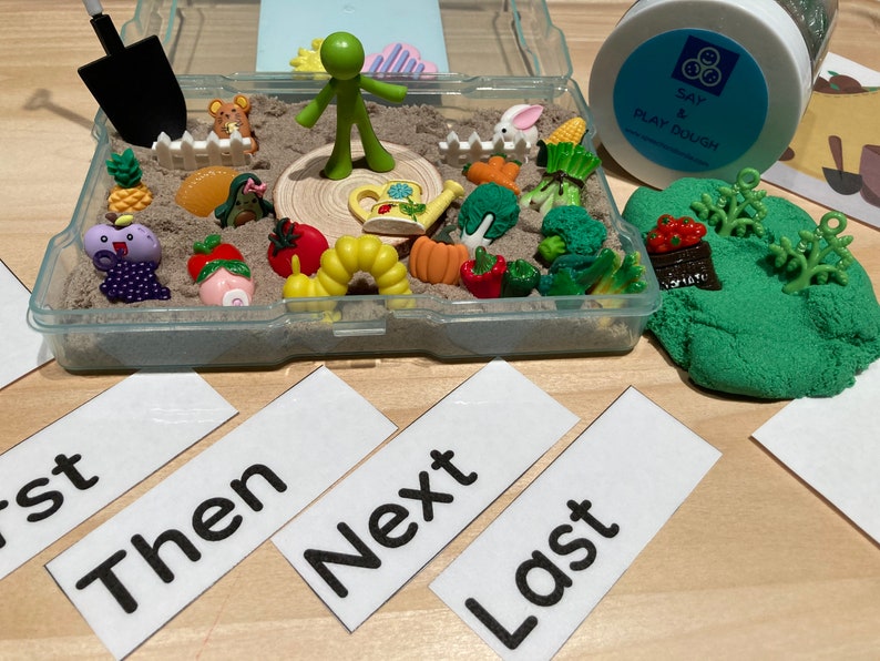 GARDEN Play Sequence Kit Language Kit-speech Therapy Language - Etsy