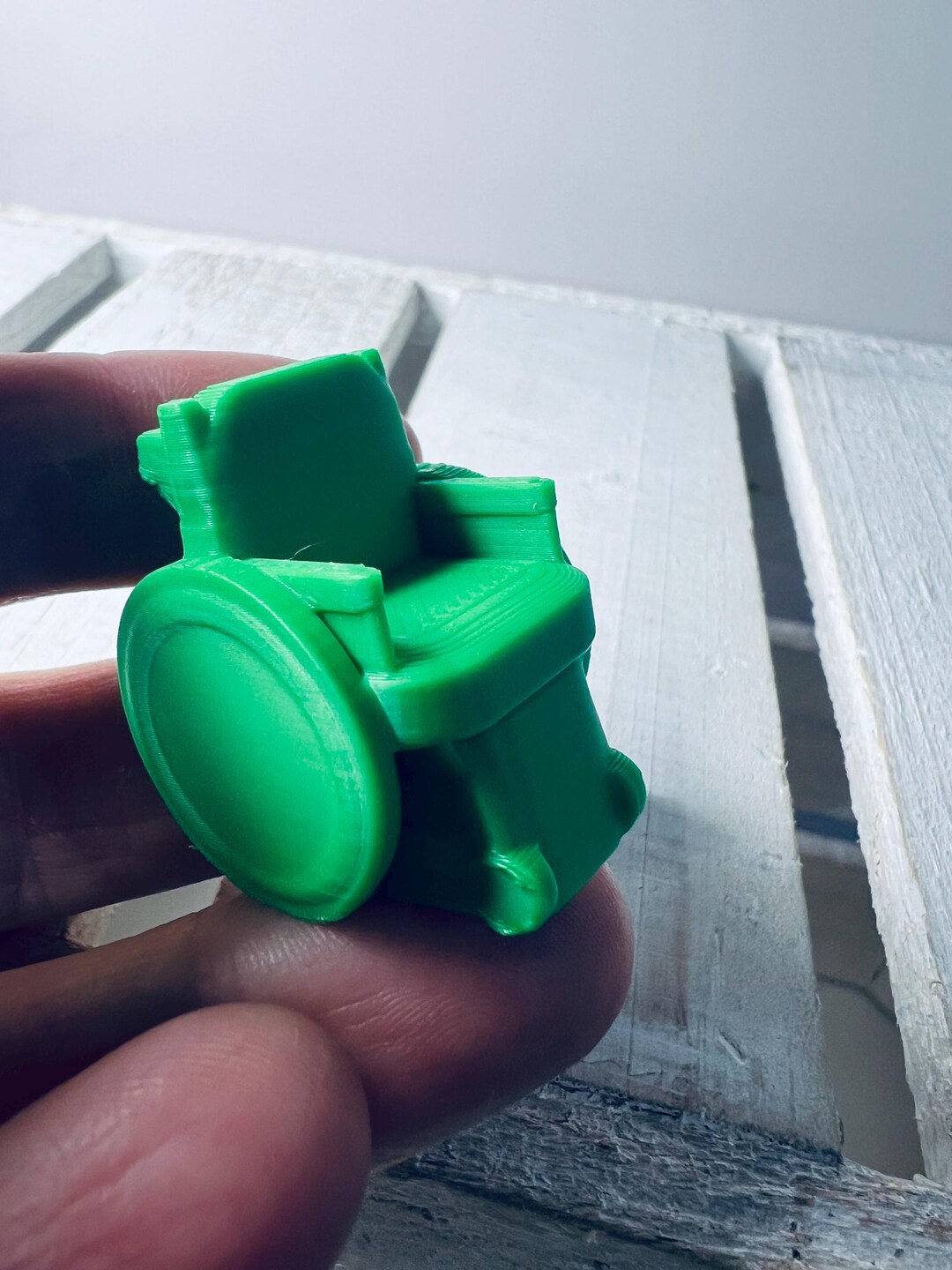 Miniature Wheelchair 3 D Mini Object Speech Therapy Dollhouse ...