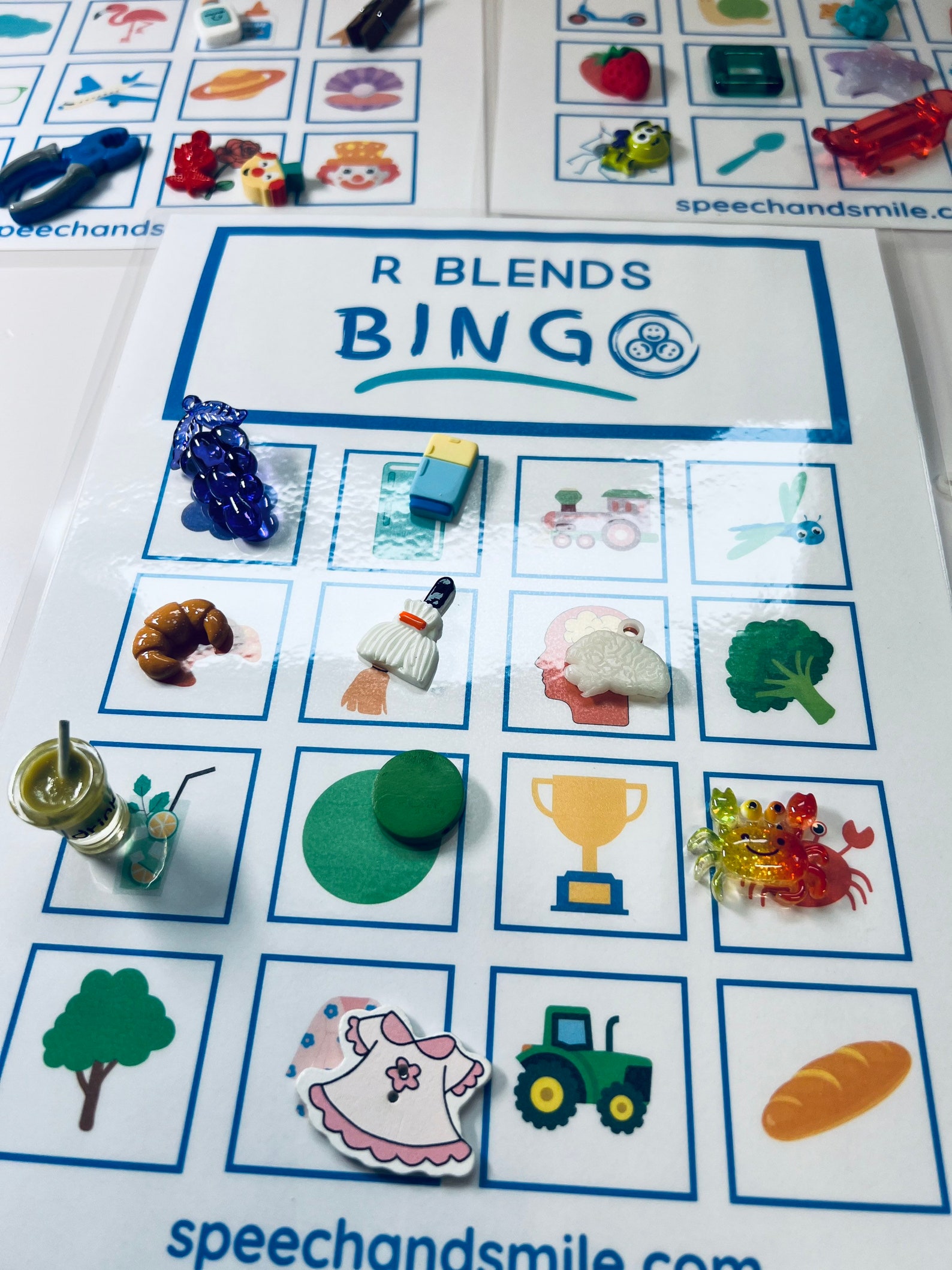 Blends Bingo Printable Boards-speech Sounds Bingo-speech Therapy-speech ...