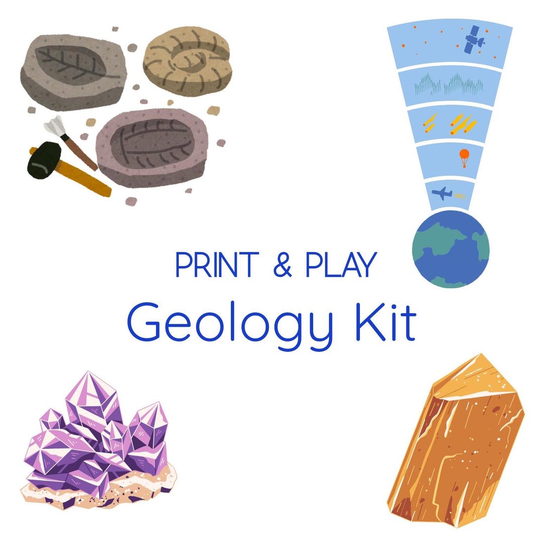 Say & Play Geology Printable Pack – Learn Gemstone Identifier 9-page ...