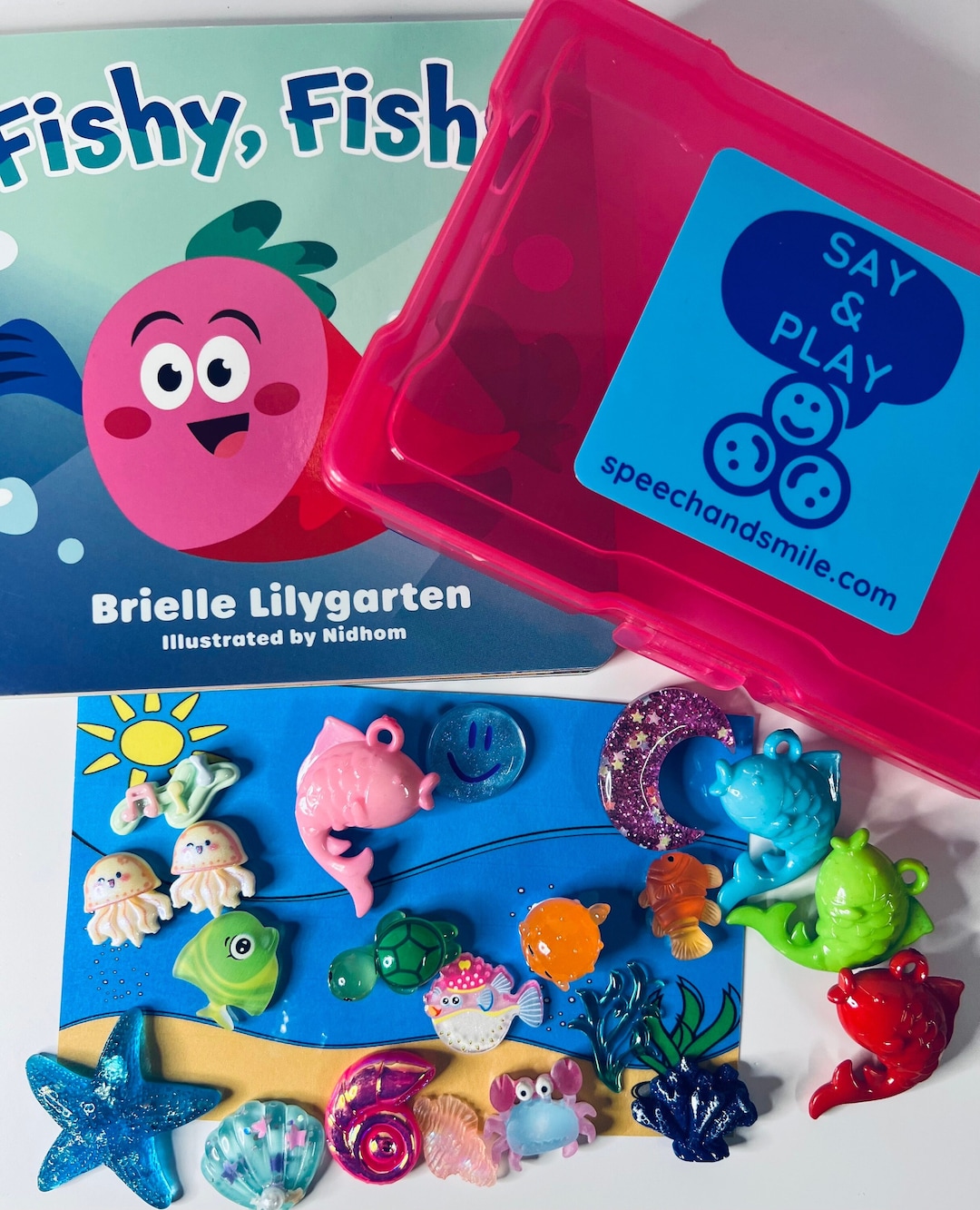 Story Kit Mini Objects for Fishy Fishy Book- Preschool Rhyme Book ...