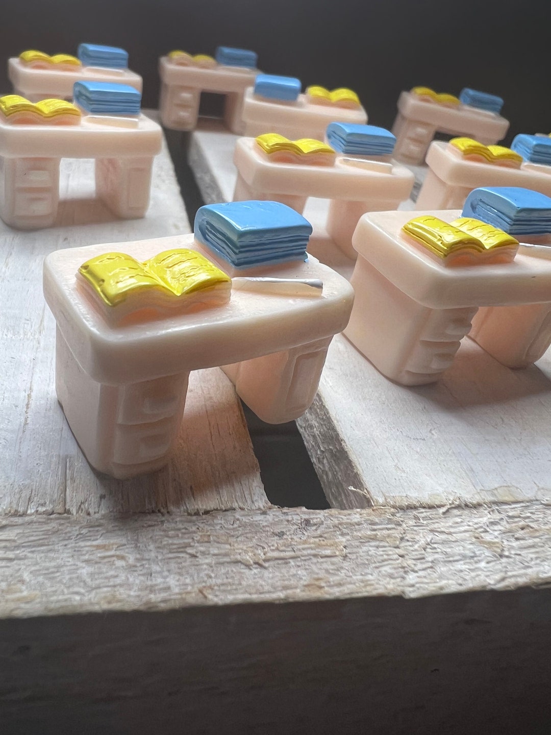 Mini DESK Object Life Skill Minis School Minis Alphabet Trinkets Mini ...