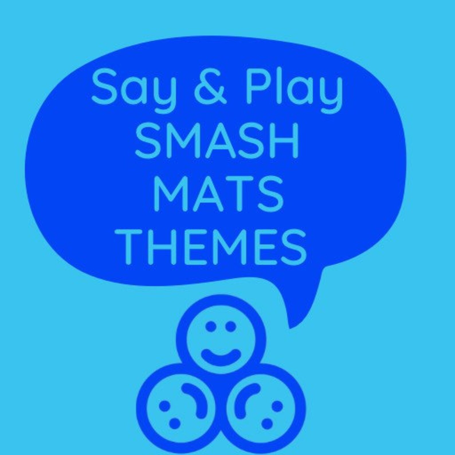Printable Theme Smash Mat-speech Therapy Materials-speech Therapy ...