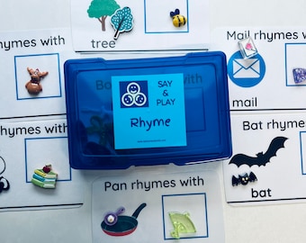 Language Task Box With Mini Objects-speech Therapy Activity Box ...