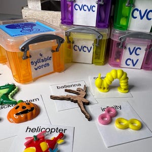 Mini Object Words for Speech Therapy Apraxia Objects Cv-vc, Cvc, Cvcv ...