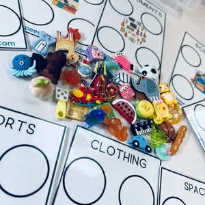 Sorting Mats PRINTABLE Sorting Mats for Trinkets and Objects-learn to ...