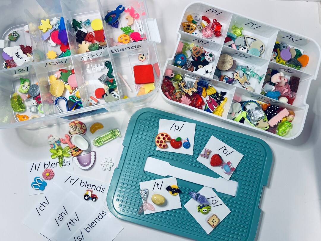 Say and Play Mini Objects Speech Therapy Set Over 300 Articulation ...
