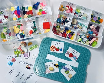 SLP Set of Speech Sound Mini Objects for Articulation - Etsy