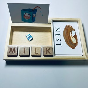 Spelling Set CVC With Tray Spelling Cards Mini Objects Speech Therapy ...