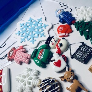 Winter Mini Objects Language Task Box Speech Therapy Minis Winter Theme ...