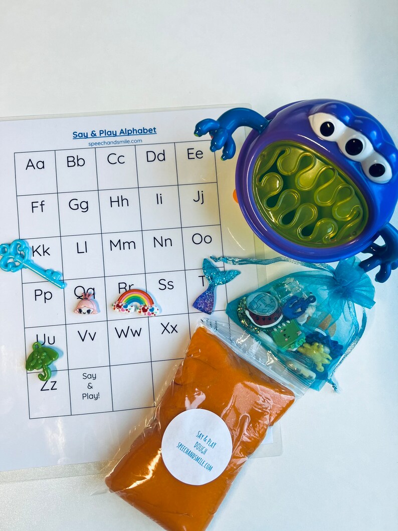 Alphabet Objects Monster Kit-alphabet Sound Objects-beginning - Etsy UK