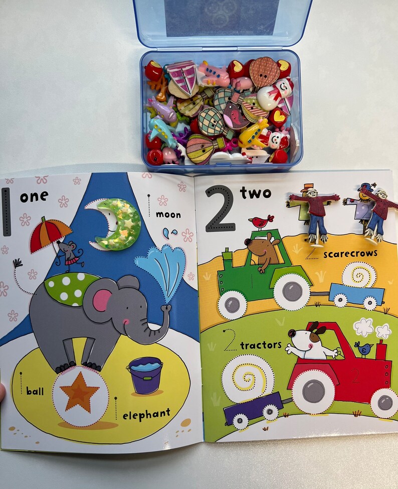 Counting Objects and Book-say & Write Numbers-preschool - Etsy