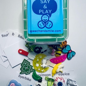 Say and Play Final Consonant Deletion Mini Objects Kit Minimal Pairs ...