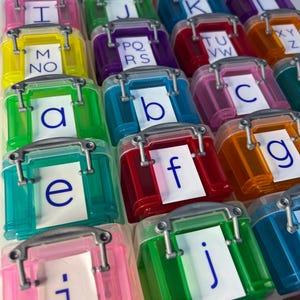 Alphabet Objects Trinkets 7 per Letter Objects in Storage BEST SELLER ...