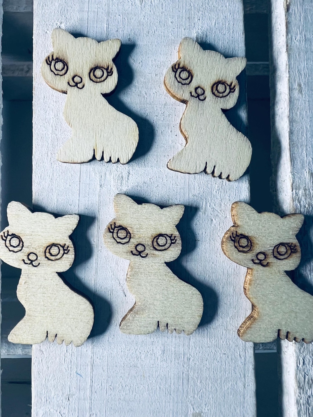 Woodcut CAT Minis Speech Therapy Mini Objects PET Theme Minis Woodcut ...