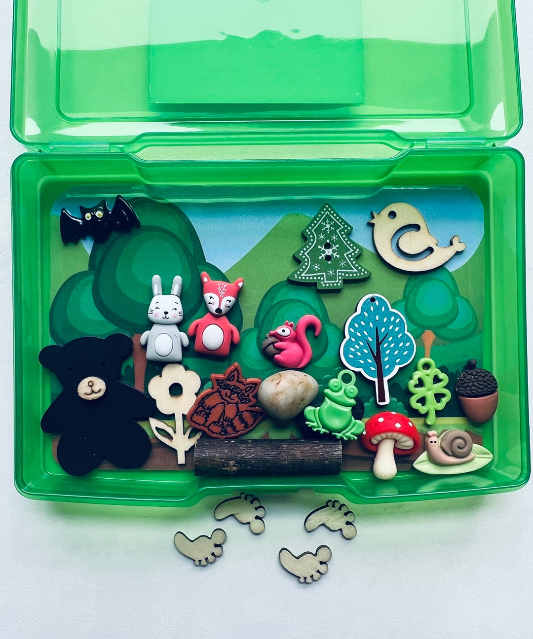 FOREST Theme Mini Objects Task Box-woodland Trinkets-speech Therapy ...
