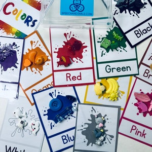 Color Sorting Task Box-color Matching-color Sort Trinkets-sorting Busy ...