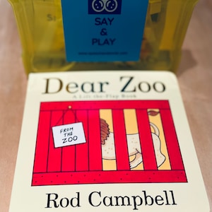 Dear Zoo Story Kit Speech Therapy Mini Objects Zoo Book Preschool Book ...