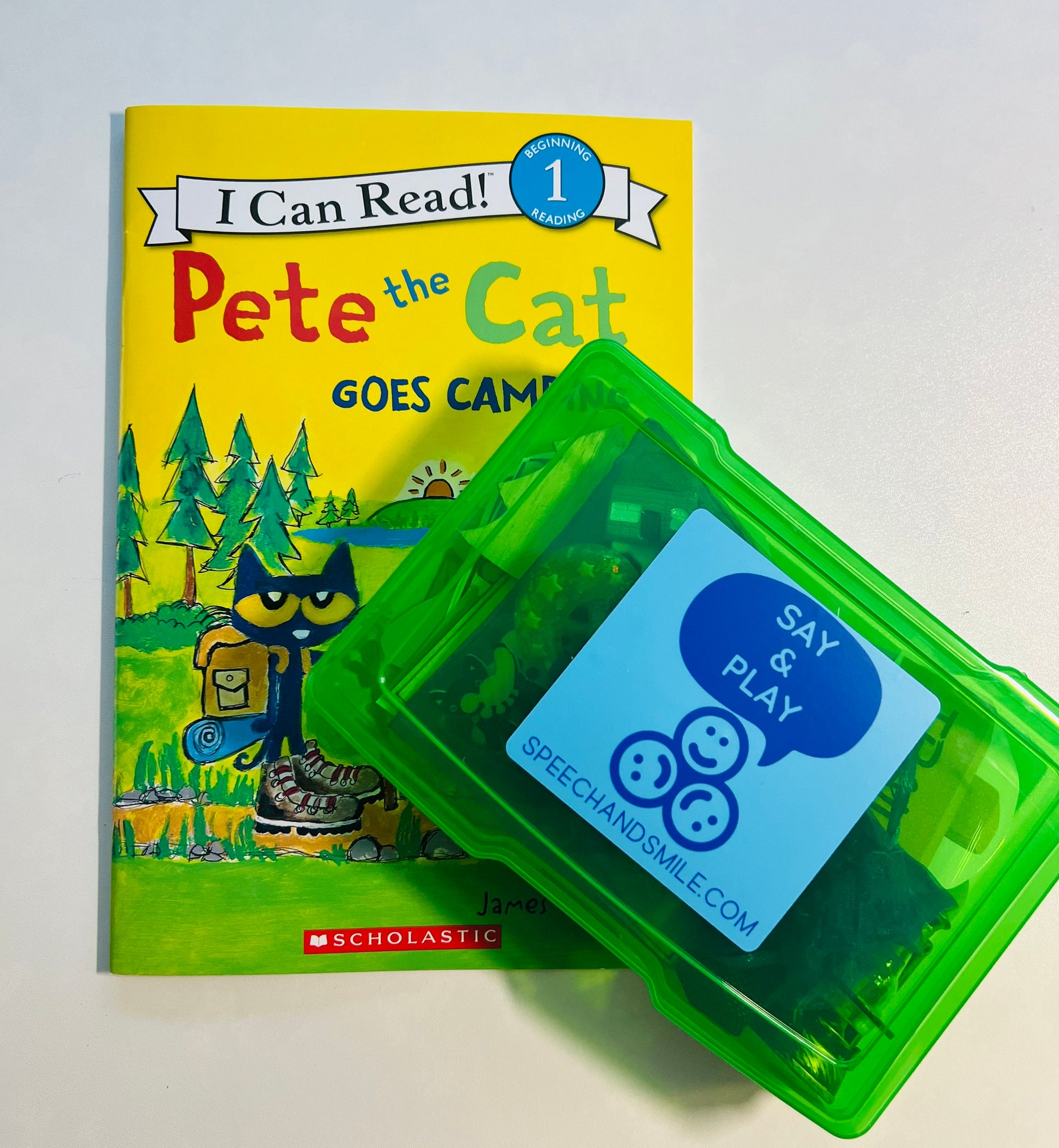 Story Kit Pete the Cat STORY PROPS Pete the Cat Goes Camping Book ...