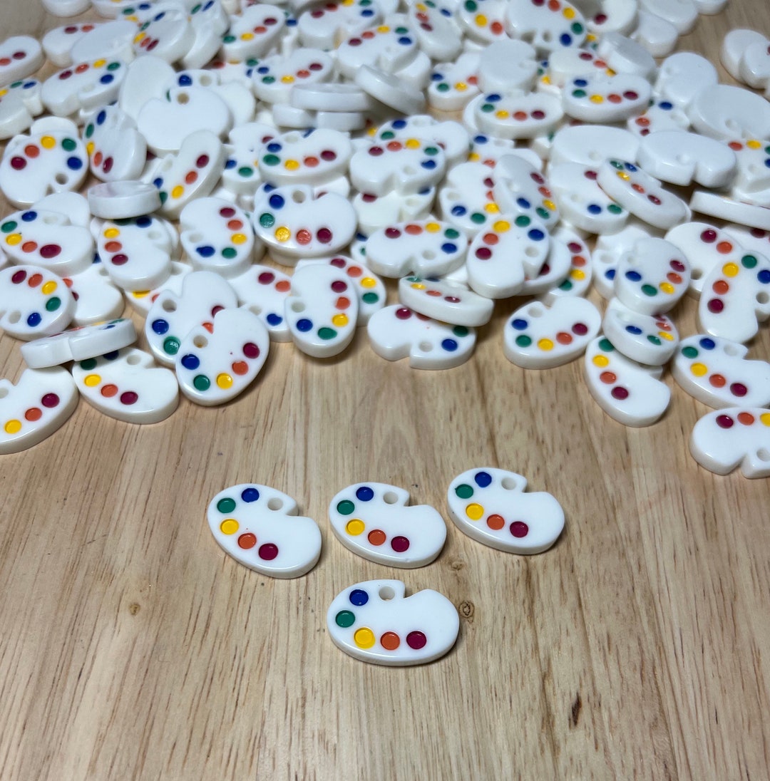 Paint Trinket-mini Paint Palette Object-art Theme Trinkets-speech ...