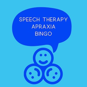 Apraxia Bingo Boards-printable Speech Therapy Activity- Words-speech ...