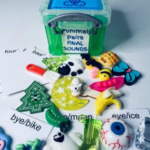 Say and Play Minimal Pair Speech Therapy Mini Objects Articulation ...