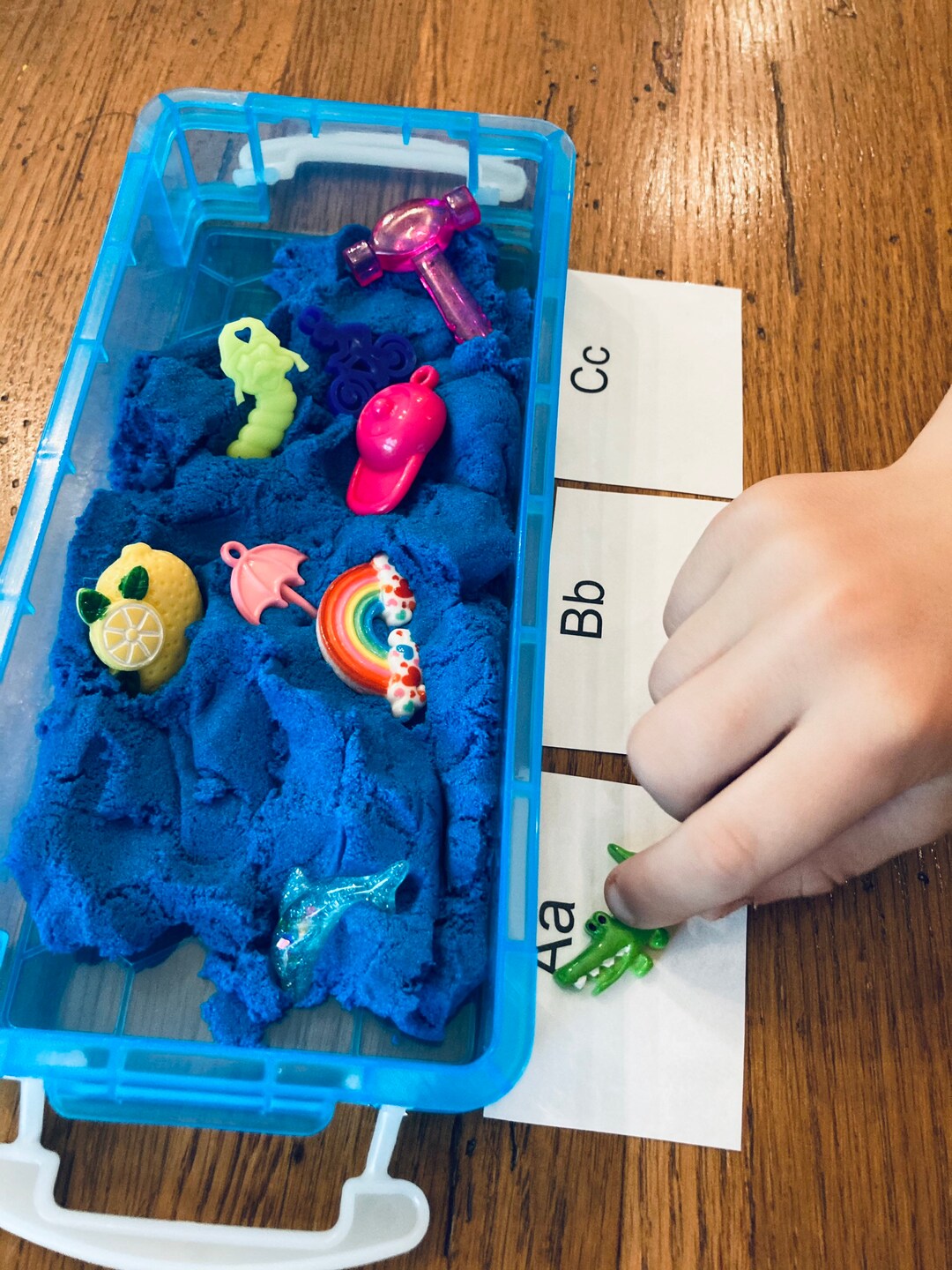 Alphabet Objects-alphabet Book and Activity-mini Objects for Speech ...