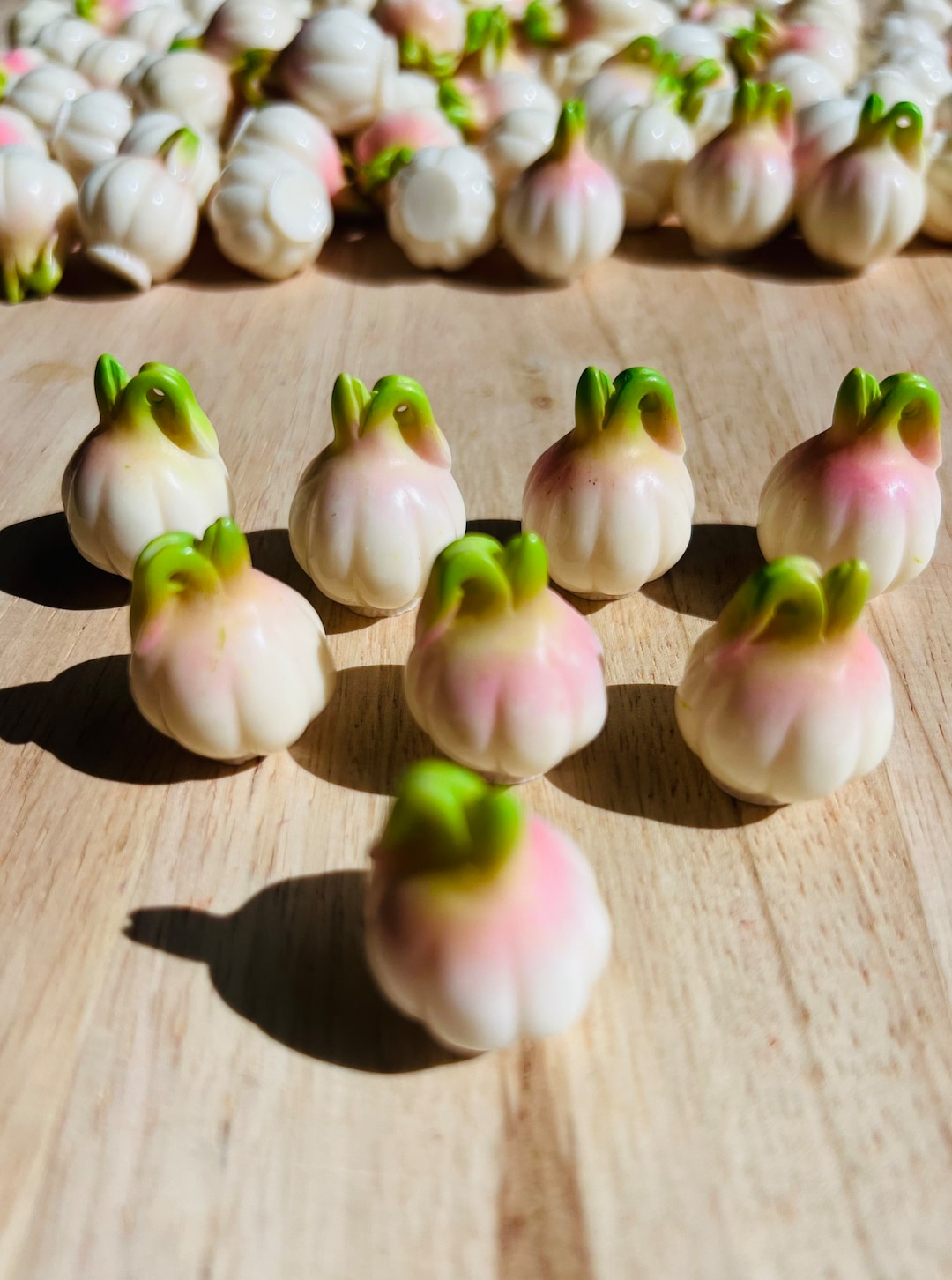 Miniature Garlic Object - Vegetable Trinkets - Dollhouse Miniature Food ...