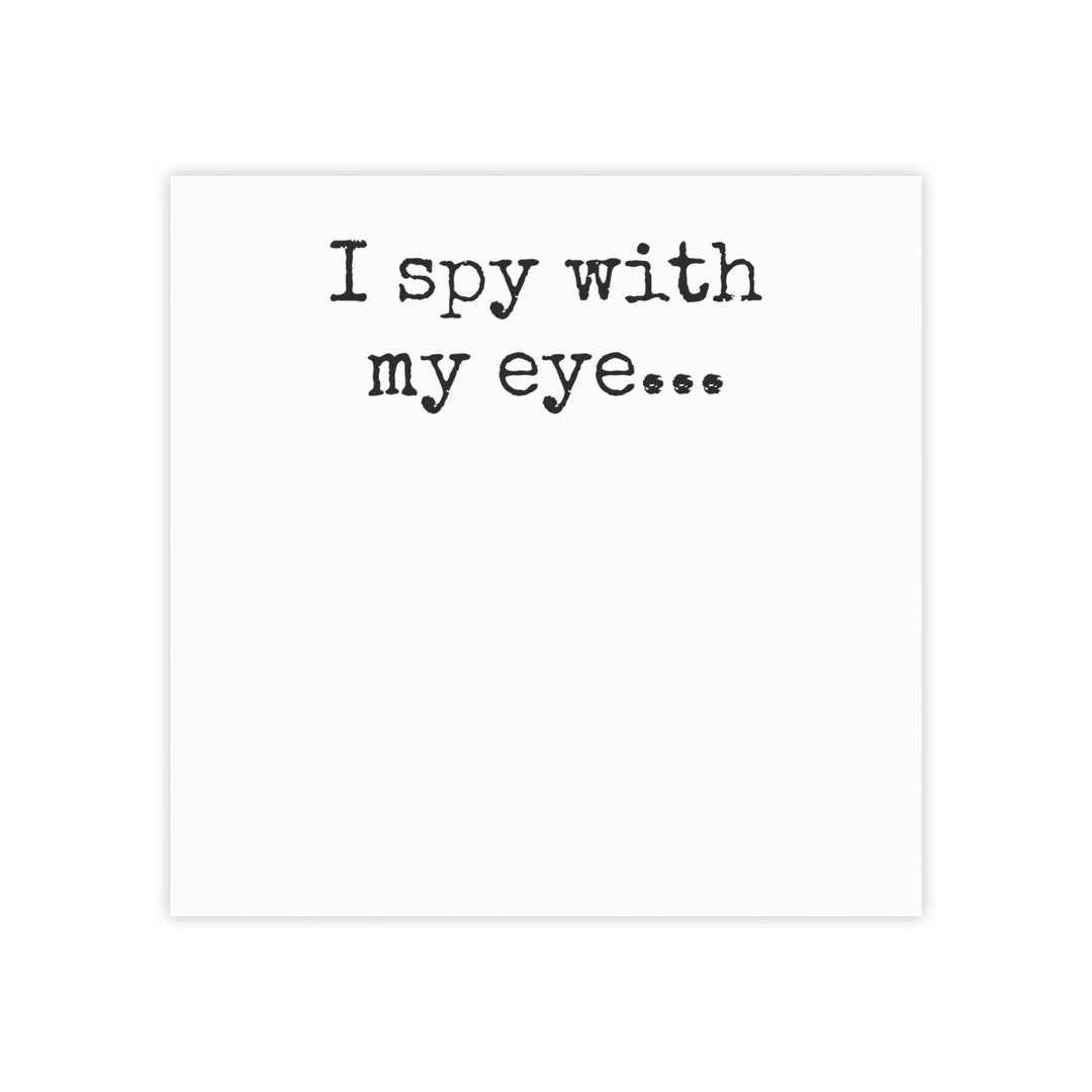 I Spy Post-it Note Pads-i Spy Paper to Write on or Put I Spy Objects On ...