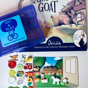 Story Kit for the Grumpy Goat-book for Speech Therapy-story Objects ...