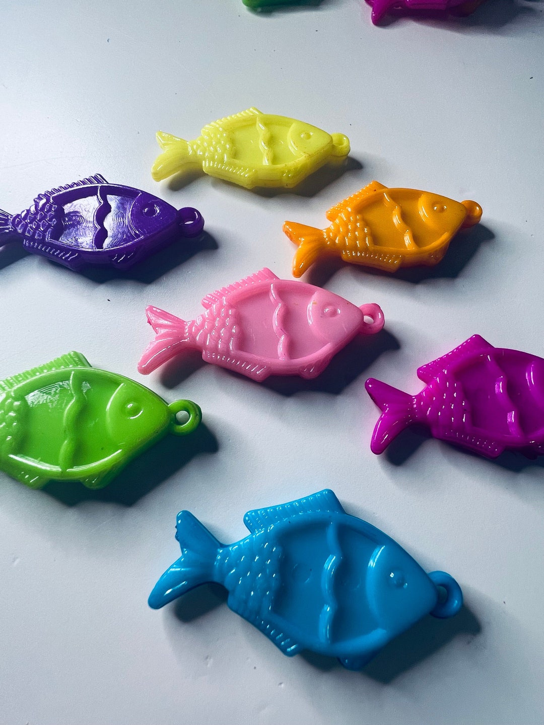 Colorful Miniature Fish Trinkets Charms - Fish Mini Objects Speech ...