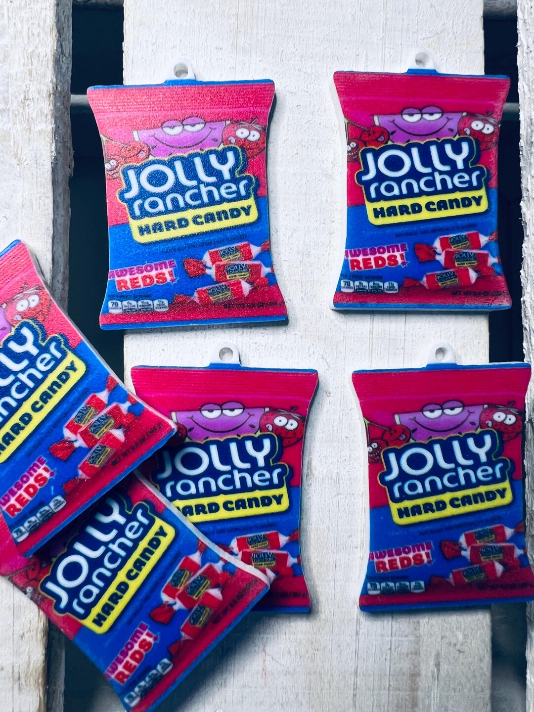 Miniature Red Jolly Rancher Mini Brands Candy 2D Acrylic Mini Objects ...