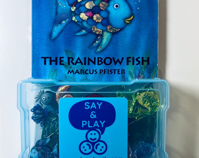 Rainbow Fish Story Kit With Mini Objects Say and Play Minis for Speech ...