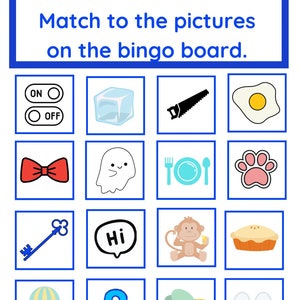 Apraxia Bingo Boards-printable Speech Therapy Activity-vc-cv-cvcv-cvc ...