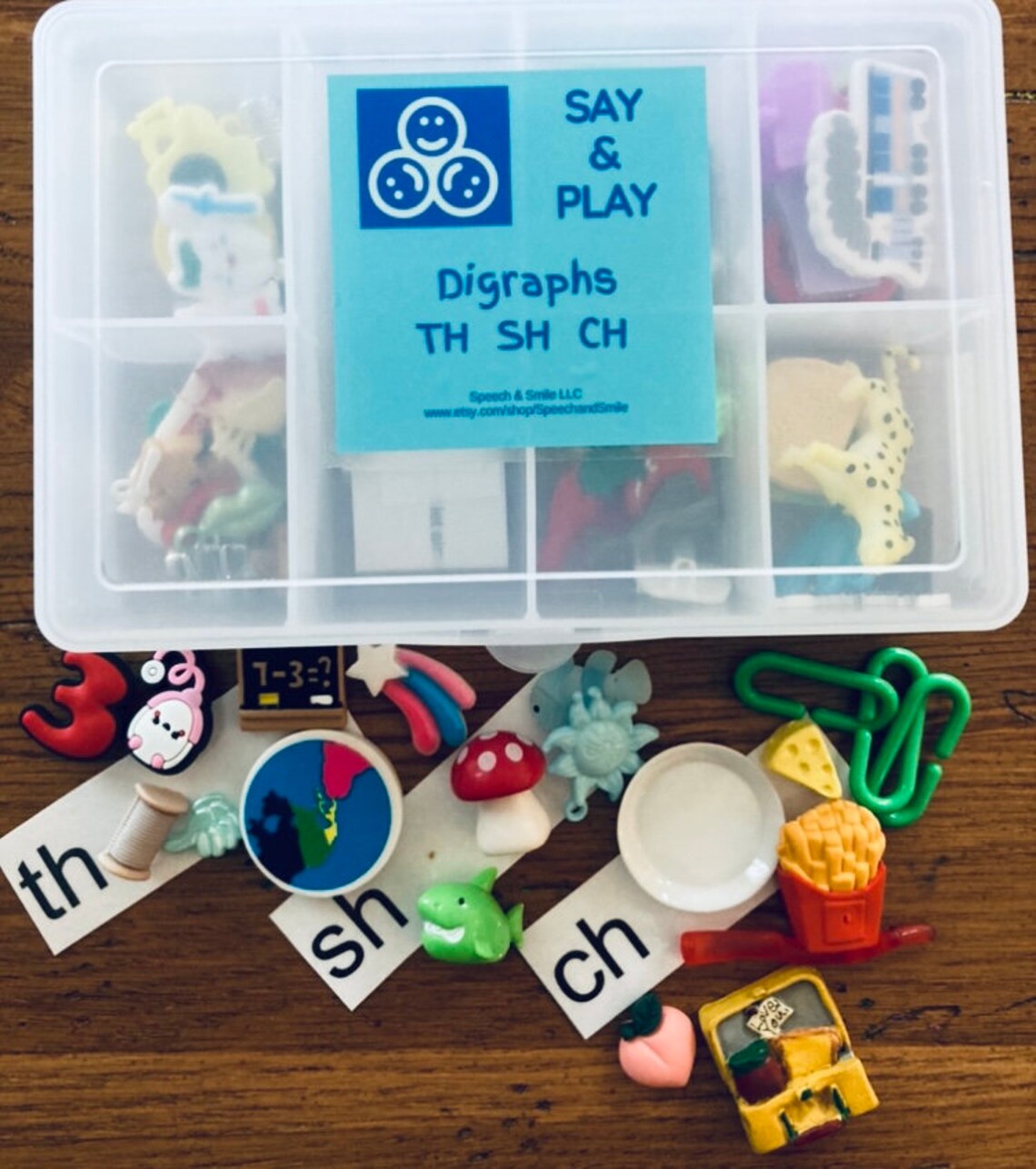 Digraph Sound Objects Speech Therapy Mini Objects Speech - Etsy